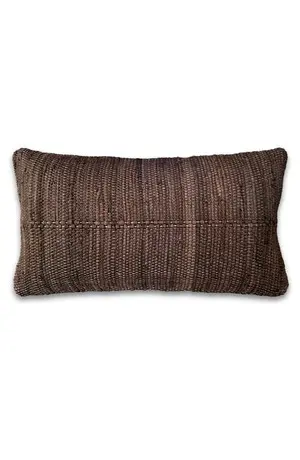 PILLOWPIA Chindi Lumbar Pillow Cover - Wenge - Lumbar