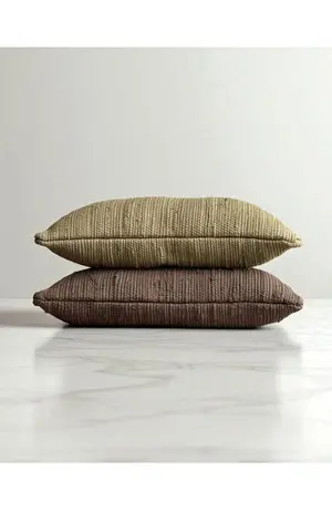 PILLOWPIA Chindi Lumbar Pillow Cover - Wenge - Lumbar