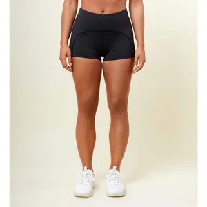 WHILE ON EARTH™ Mid-rise Intent Short - Black