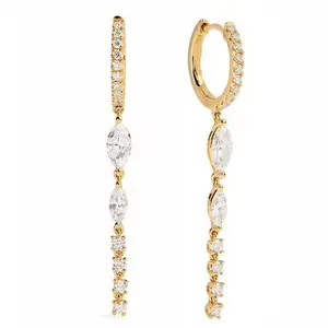 MAZIN JEWELS Empress Dangle Earrings