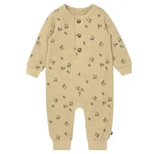 MODERN MOMENTS™ BY GERBER Long Leg Slouch Romper - Olive Gray