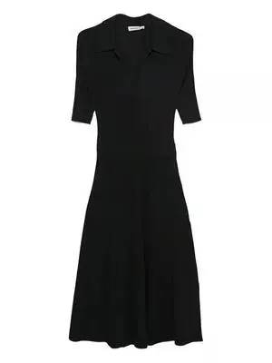Simkhai Pati Polo-collar Midi Dress