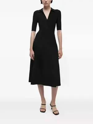 Simkhai Pati Polo-collar Midi Dress
