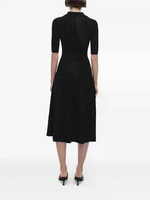 Simkhai Pati Polo-collar Midi Dress