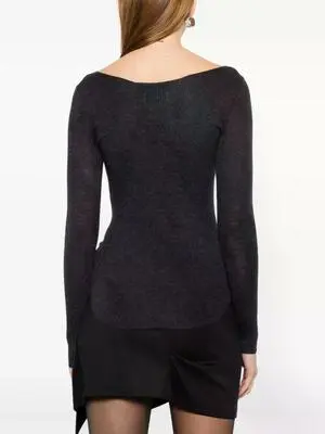Isabel Marant Boat-neck Cashmere Blend Sweater
