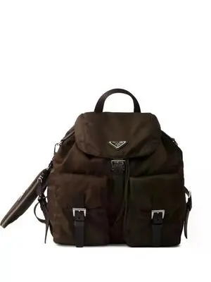 Prada Medium Backpack With Front Pockets