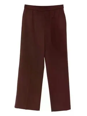 Max Mara Elasticated-waist Straight Leg Pants