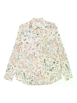 Paul Smith Graphic-print Shirt - White