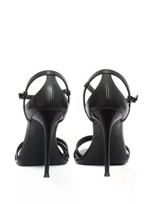 SERGIO LEVANTESI Leather Stiletto Sandals