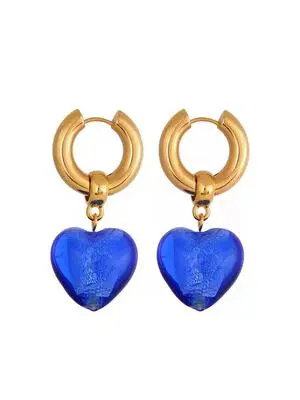 Mayol Heart Of Glass Earrings - Gold