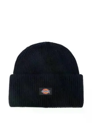 Dickies Logo-appliqué Ribbed Beanie - Blue