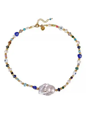 Mayol Key Largo Beaded Choker - Blue