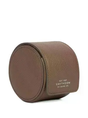 Smythson Panama Leather Single Watch Roll