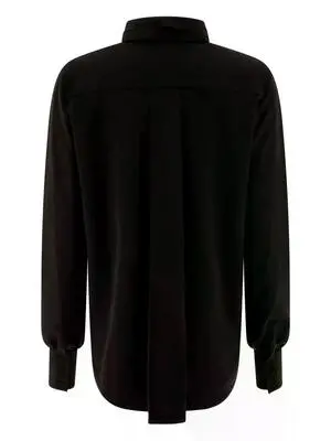 Elie Saab Pleated Neck-tie Shirt