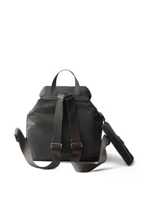Prada Backpack With Flap Closure And Front-pockets