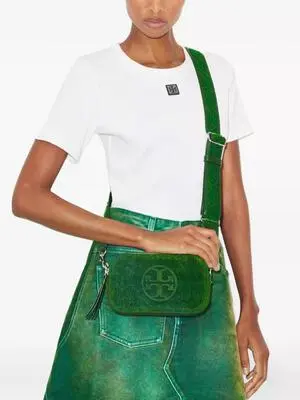 Tory Burch Flocked Logo Mini Crossbody Bag