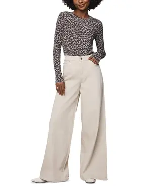 Splendid Long Sleeve Printed Tee - Leopard