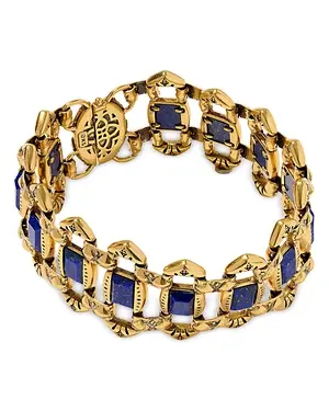 Kendra Scott Catherine Lapis Lazuli Bracelet - Blue/gold