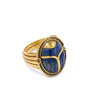 Kendra Scott Catherine Lapis Lazuli Ring - Vin Gld Bl