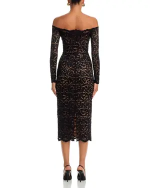 L'Agence Lindsay Lace Dress