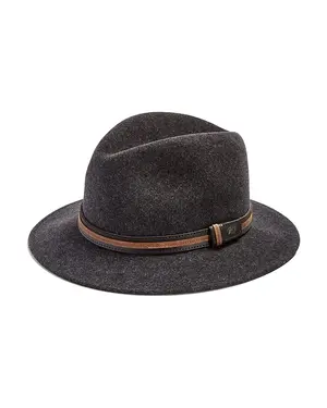 BAILEY Brandt Lanolux Fedora - Black Mix