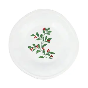 VIETRI Aria Holiday Salad Plate - Green