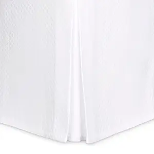MATOUK Petra Bed Skirt, Twin - White