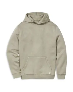 Marine Layer Corbet Ribbed Hoodie - Taupe