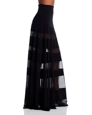Norma Kamali Spliced Maxi Skirt