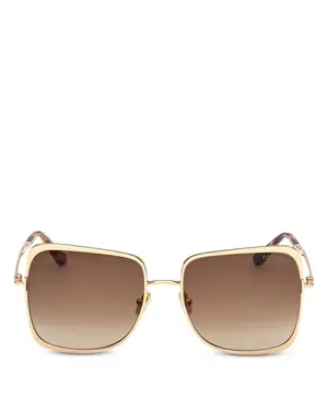 TOM FORD Tara Geometric Sunglasses