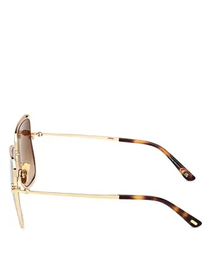 TOM FORD Tara Geometric Sunglasses