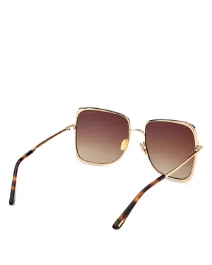 TOM FORD Tara Geometric Sunglasses