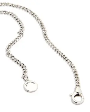 ALLSAINTS Signature Two-tone Hexagon Twist Pendant Necklace