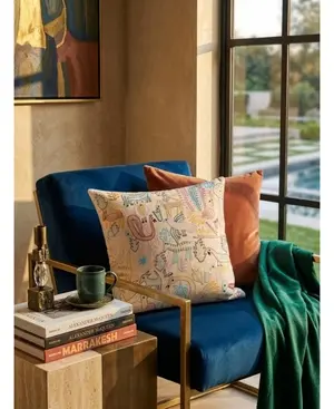 GAURI KOHLI Fateh Pillow Cover, 20 X 20 - Multicolored