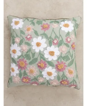 GAURI KOHLI Varanasi Pillow Cover, 20" X 20 - Multicolored