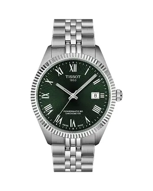 TISSOT Ballade 39mm Watch - Dark Green/silver