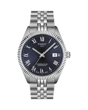 TISSOT Ballade 39mm Watch - Navy/silver