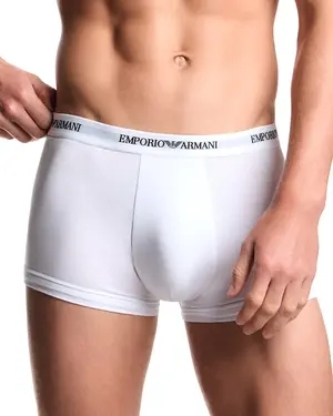 Emporio Armani Solid Boxer Briefs, Pack Of 3