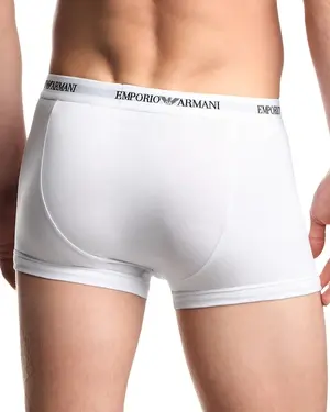 Emporio Armani Solid Boxer Briefs, Pack Of 3