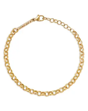 Zoe Chicco 14k Yellow Rolo Link Chain Bracelet - Gold