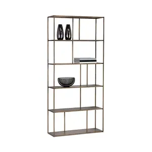SUNPAN Eiffel Bookcase, Small Brass