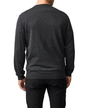 Rodd & Gunn York Bay Merino Wool Sweater - Ash
