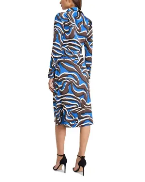 Maggy London Midi Wrap Dress