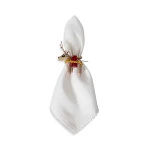 JULISKA Berry & Thread North Pole Animal Napkin Ring, Assorted, Set Of 4