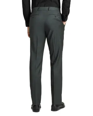 Ted Baker London Twill Modern Fit Suit Pants - Olive