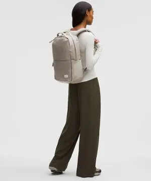 Lululemon Double-zip 22l Backpack - Warm Ash Grey