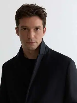 REISS Empire Wool-blend Overcoat