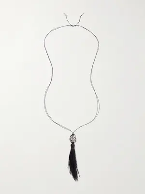 ALIGHIERI Melody Cord Necklace - Silver