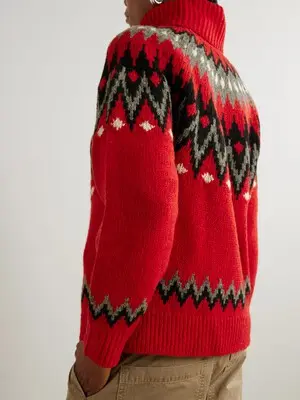 Polo Ralph Lauren Fair Isle Wool-blend Turtleneck Sweater