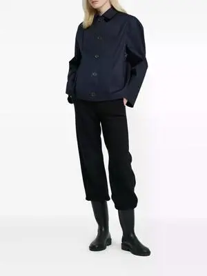 BARRIE Button-fastening Cotton Raincoat